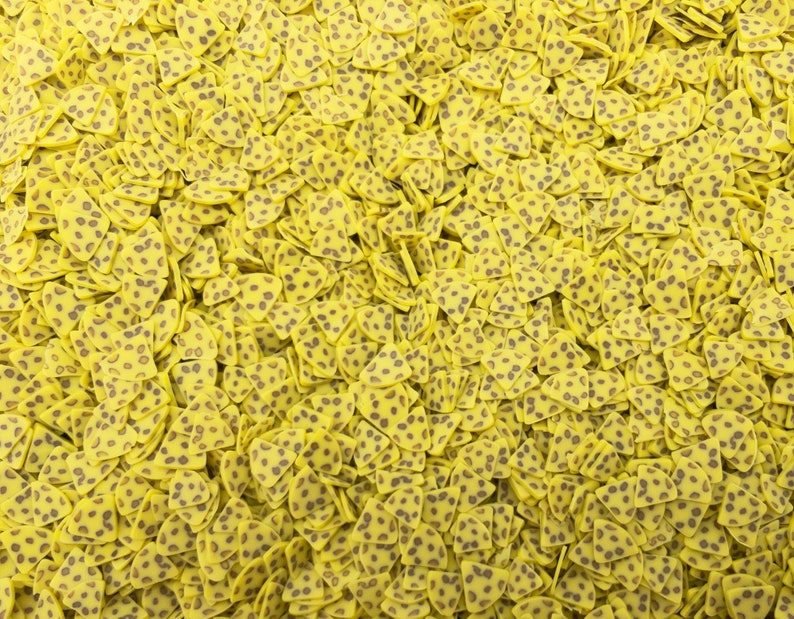 Small Swiss Cheese Slice Polymer Clay Kawaii Fake Sprinkles - Etsy