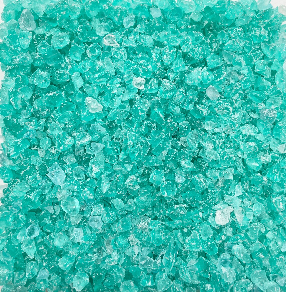 100g Acrylic Silica Sand, Fake Aquamarine Chunks, AQUA BLUE GREEN Fake ...