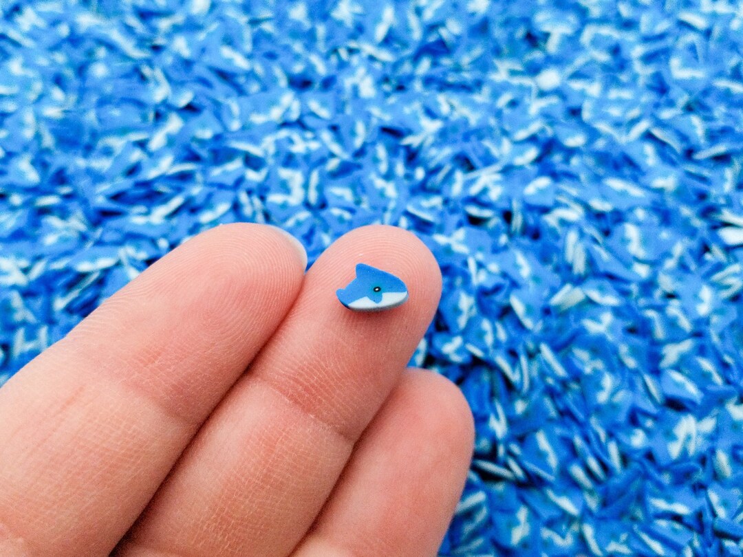 Shark Polymer Clay Sprinkles, Animal Sprinkles, Fimo Fake Sprinkle Mix ...