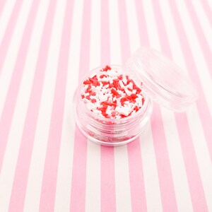 Candy Cane Crumble, Christmas Holiday Fruity Pebbles Polymer Clay Candy ...
