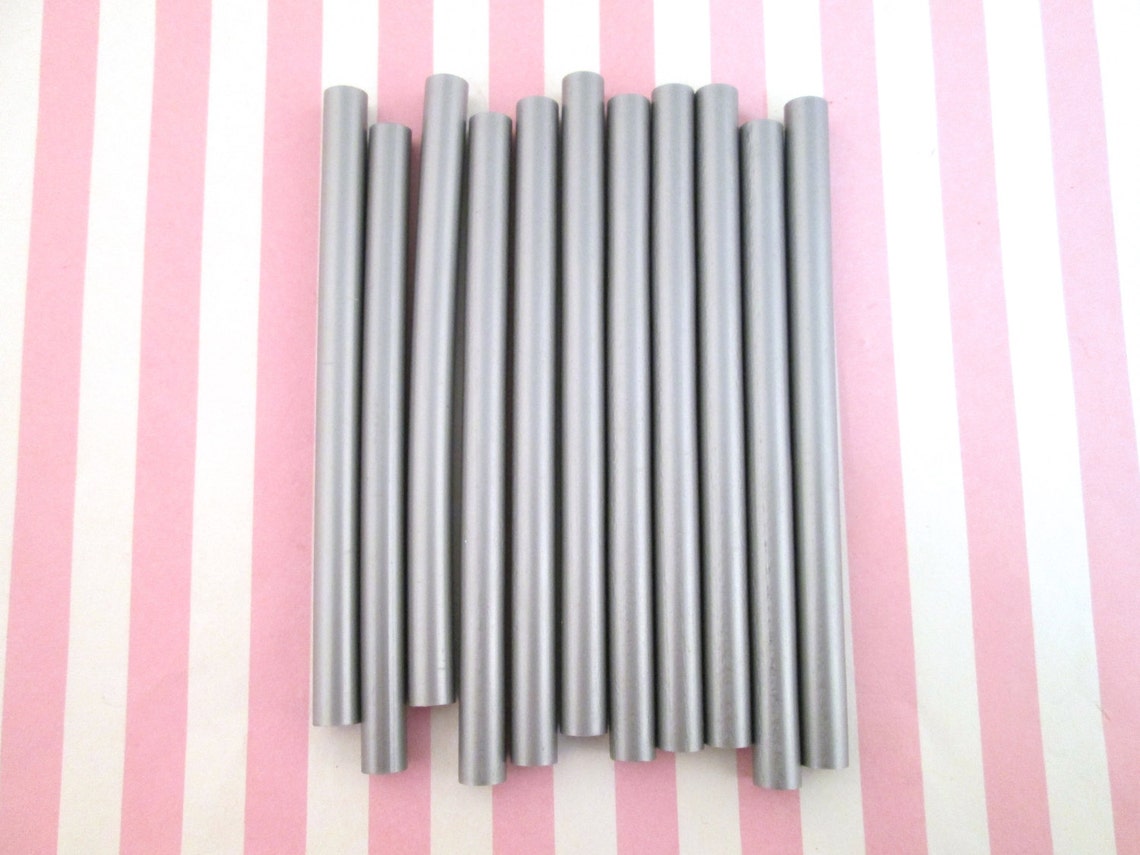 10 Piece Silver Metallic Hot Glue Sticks for Kawaii and | Etsy
