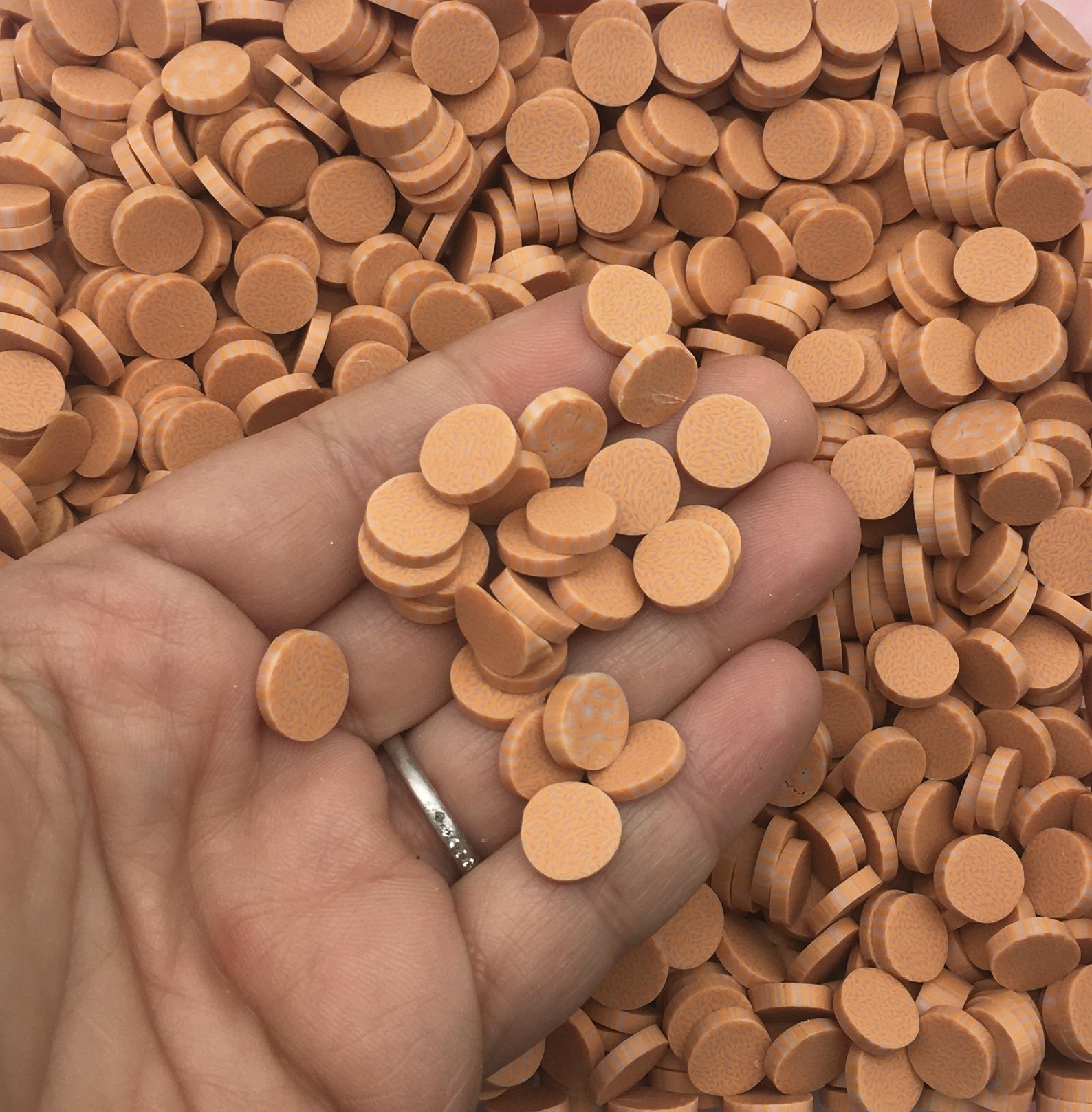 Larger Size NON EDIBLE Mocha Butterscotch Chip Polymer Clay - Etsy