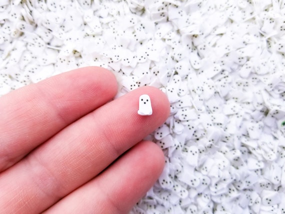 Small Spooky Ghost Halloween Polymer Clay Sprinkles Spooky - Etsy