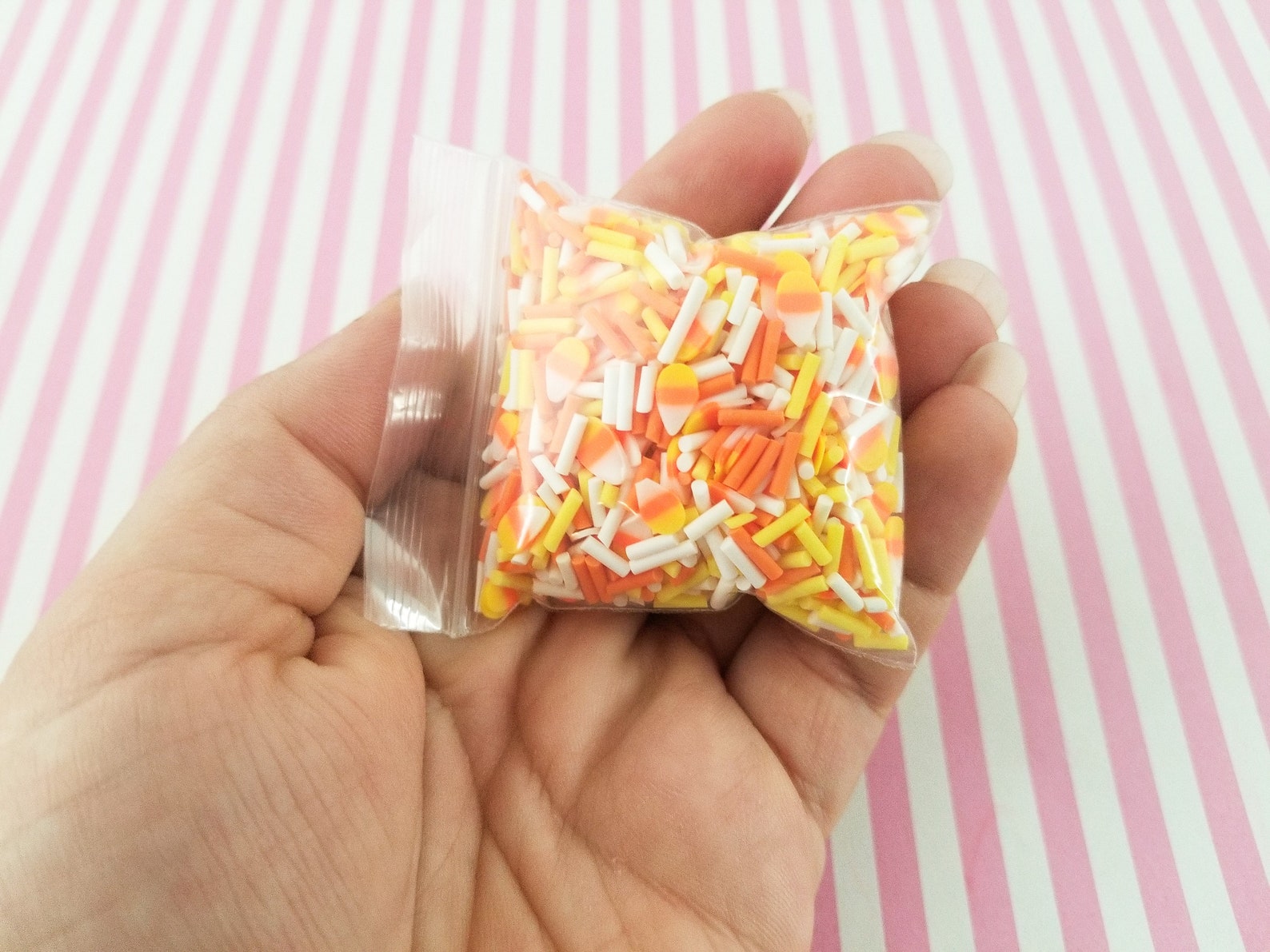 CANDY CORN MELLOWCREAM Fall Themed Orange Candy Corn Sprinkle - Etsy
