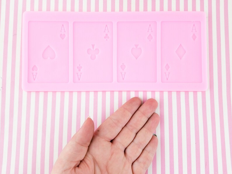 Large Life-size Playing Ace Card Themed Mold Cards Cabochon - Etsy