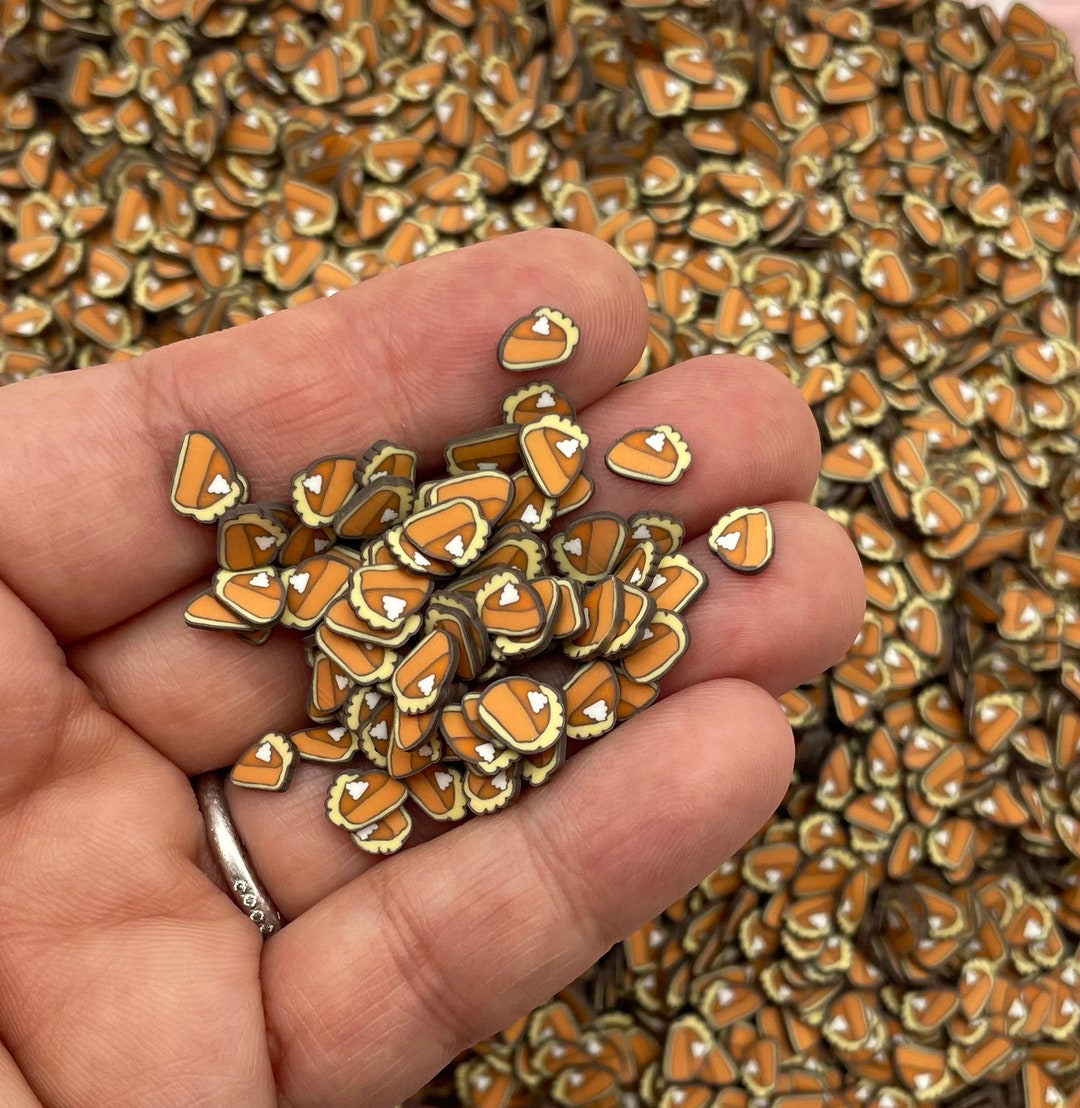 SMALLER Pumpkin Pie Sprinkles, Fall Thanksgiving Sprinkle Slices ...