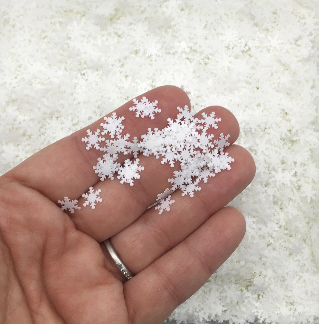 White Snowflake Glitter, Christmas Glitter, Nail Art Glitter, Deco ...