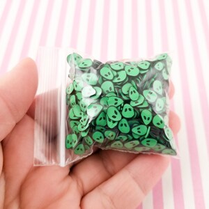 Alien Polymer Clay Slices, Nail Art Slices, Faux Sprinkles, UFO ...