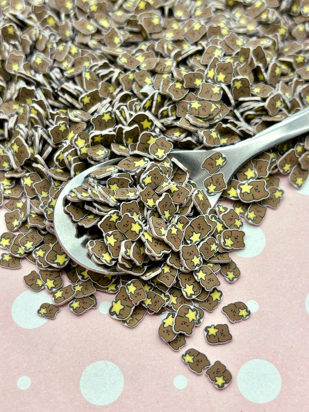 Brown Bear Polymer Clay Sprinkles, Animal Sprinkles, NON EDIBLE Fimo ...