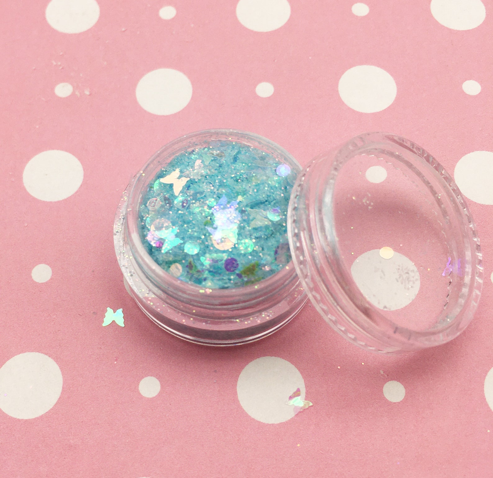Blue Pixie Dust Iridescent Shift Assorted Shape Glitter, Pick Your ...