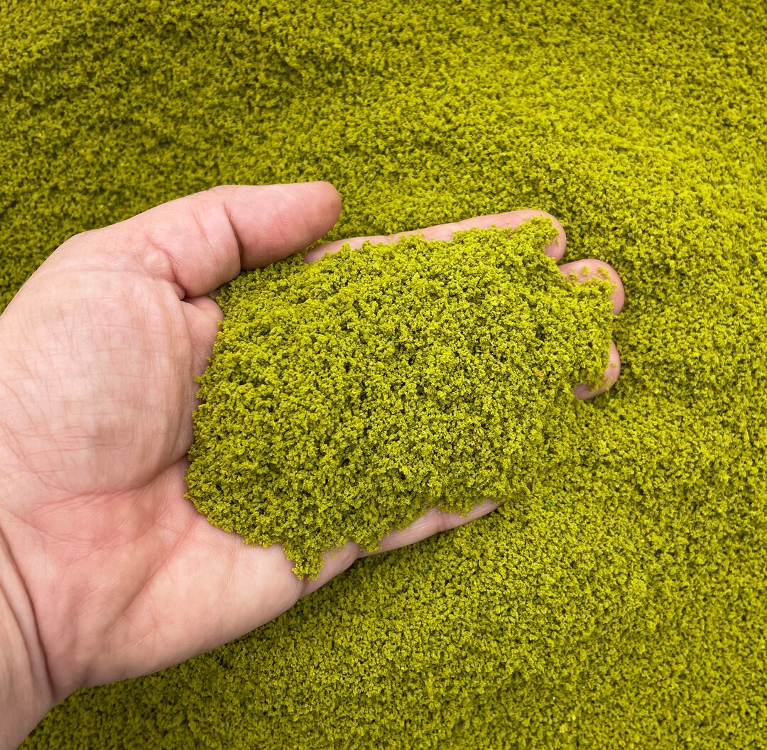 25 Grams OLIVE GREEN, Diorama Model Foliage Tree Powder, Fake Herb ...
