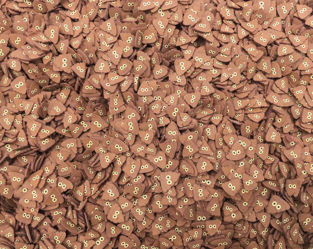 Small Polymer Clay Poop Emoji Non Edible Sprinkles, Poomoji Nail Art ...