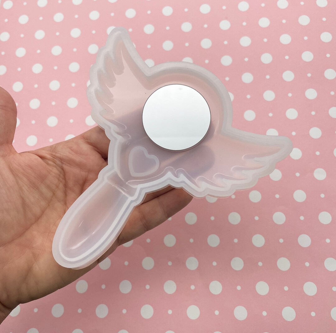 DIY Kawaii Winged Princess Mirror Wand Uv Mold for Resin Etc With ...