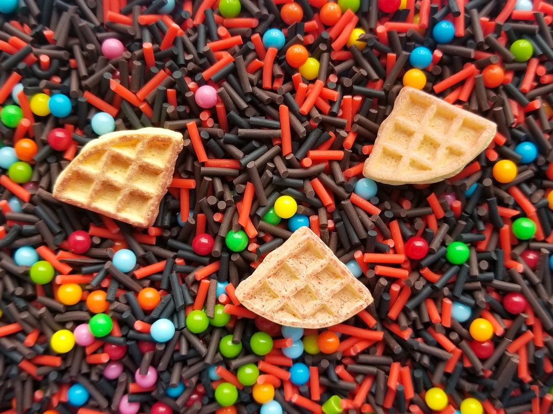 STRANGER Things Themed Sprinkle Mix, Polymer Clay Fake Sprinkles ...