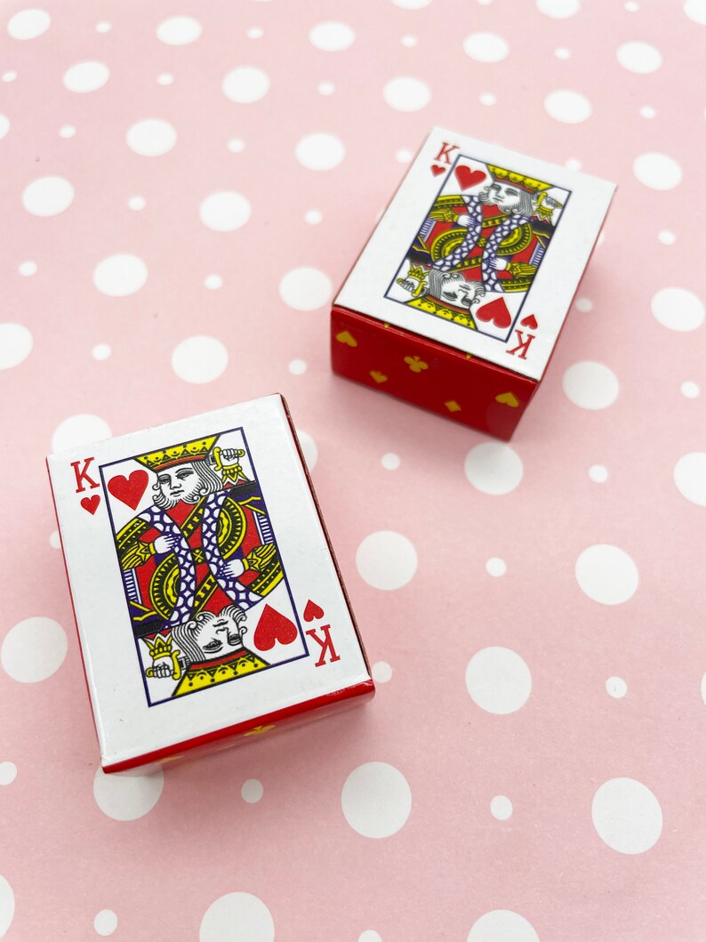 Two Full Decks of Miniature Poker Playing Cards - Etsy