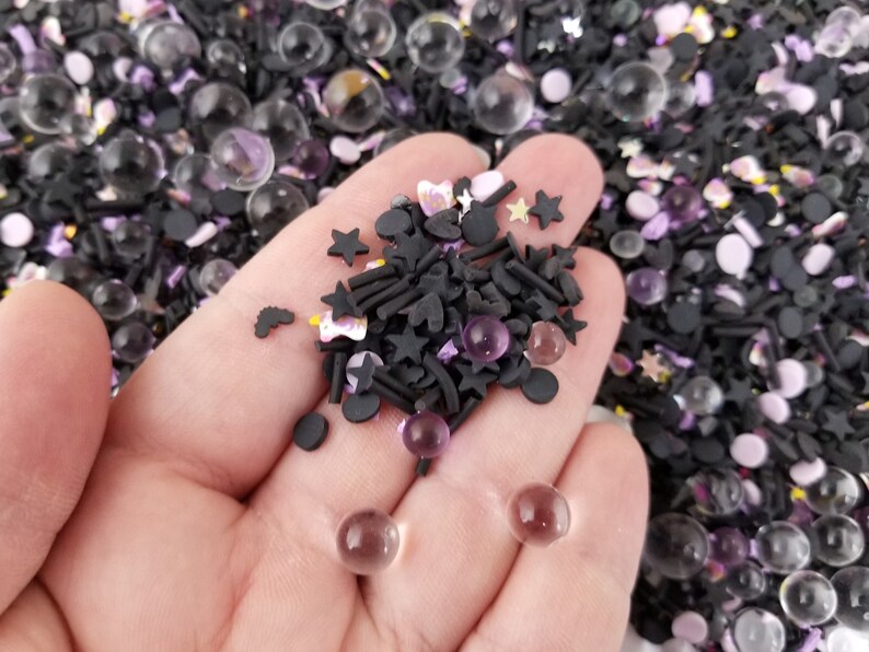 Crystal Ball Gazing, Spooky Fake Sprinkles Mix, Polymer Clay Sprinkles ...