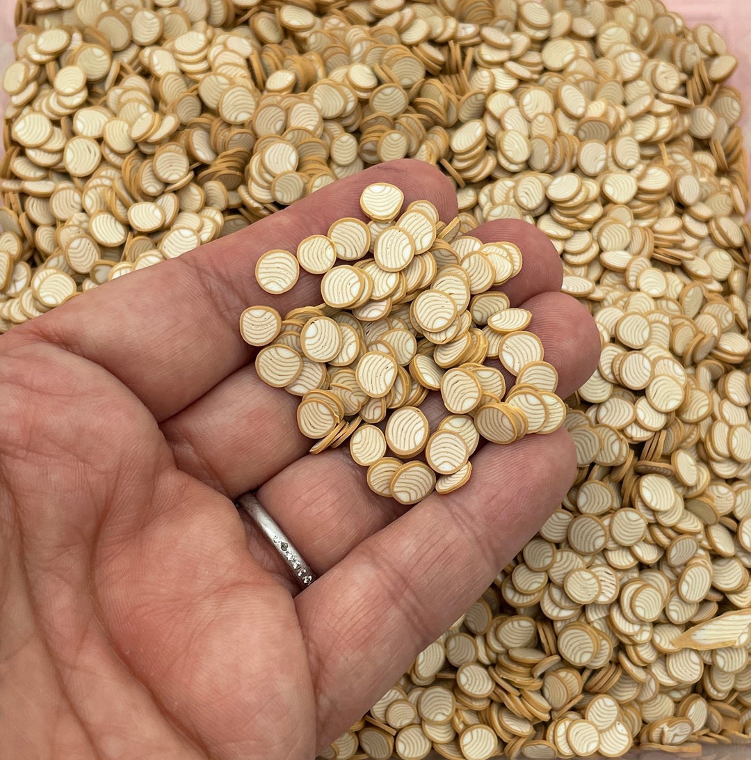 Small Conchas Mexican Sweet Bread Polymer Clay Non Edible Sprinkles ...