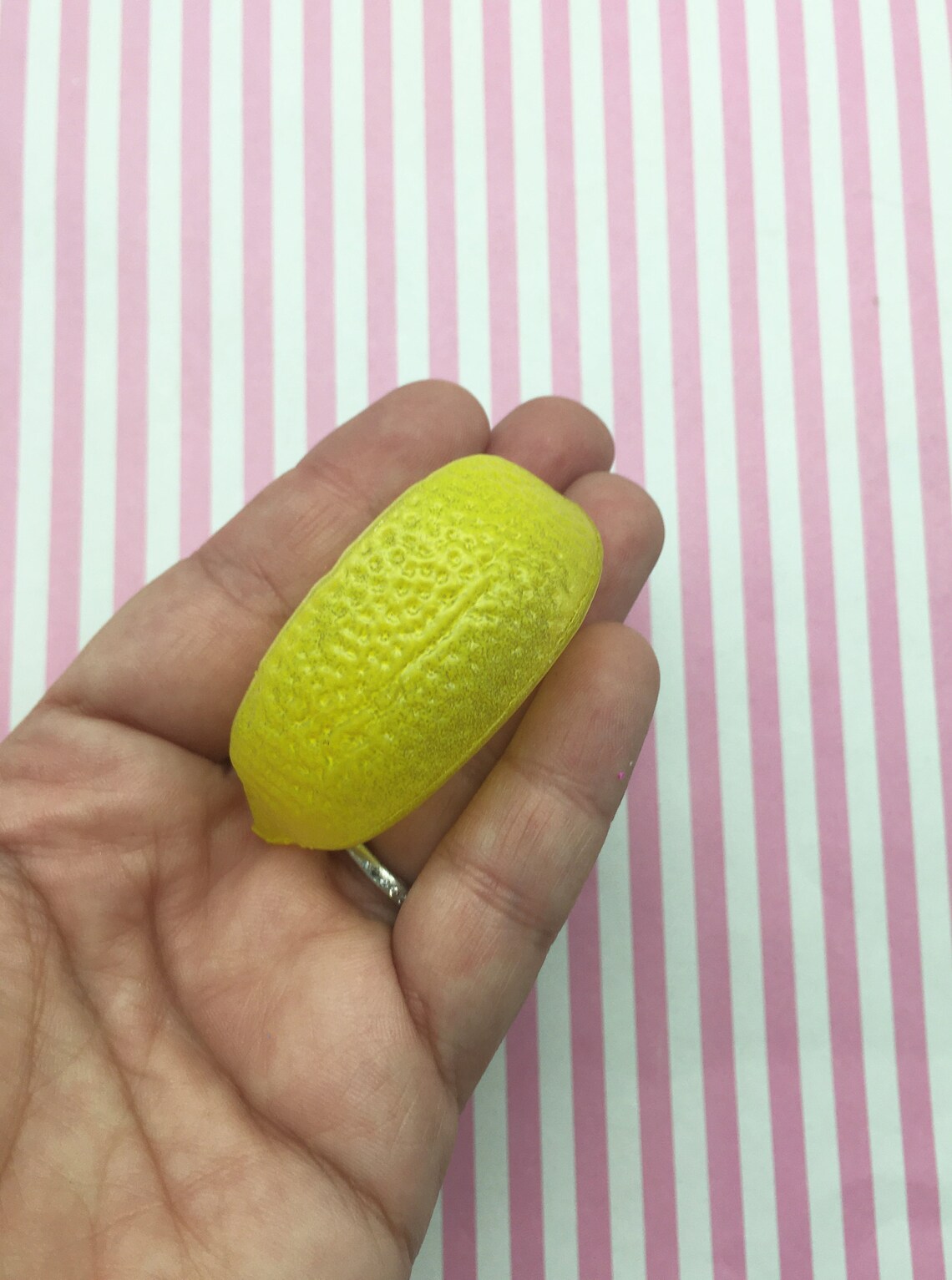 Realistic Lemon Wedge Cabochons Life Size Fruit Slices Citrus | Etsy