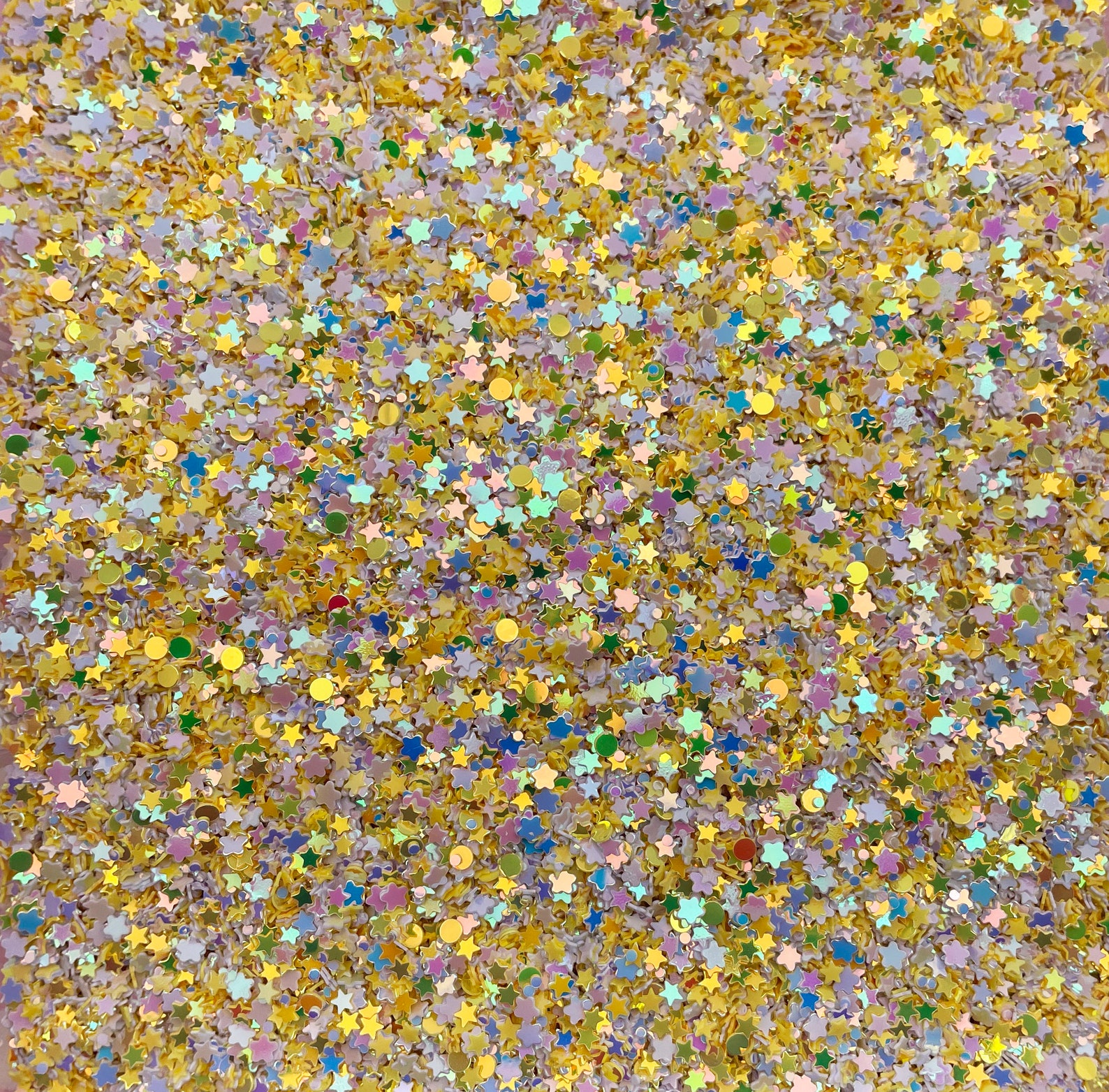 Iridescent AB Pale Yellow Pink and Golden Assorted Shape - Etsy