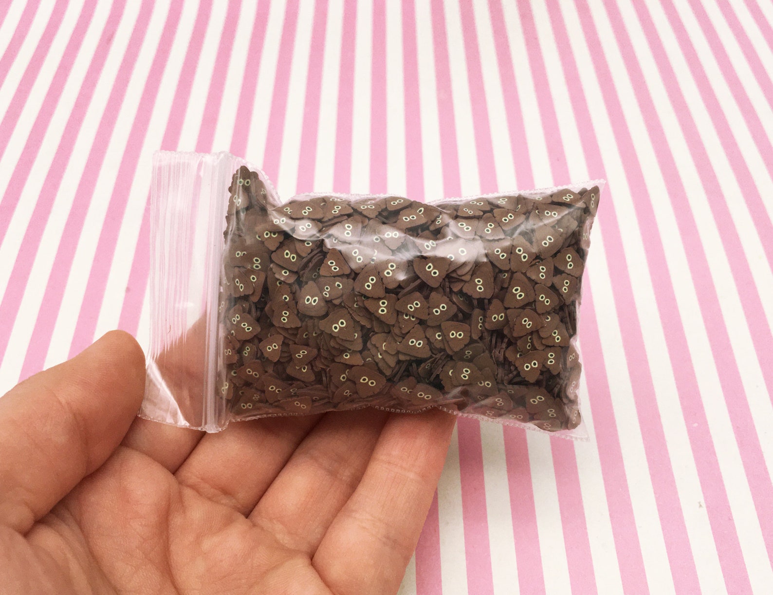 Small Polymer Clay Poop Emoji Non Edible Sprinkles Poomoji - Etsy