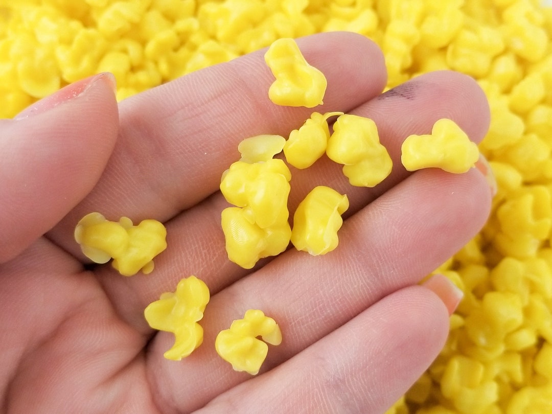 FAKE POPCORN, Butter Colored Faux Popcorn, Popcorn Add-on for Decoden ...
