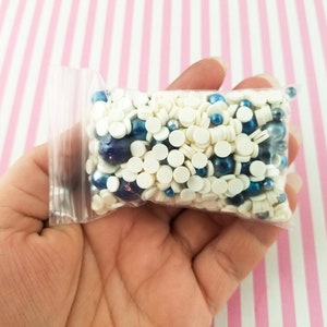 BLUEBERRIES AND CREAM Pearl Sprinkles With 3 Blueberries, 30 Grams ...
