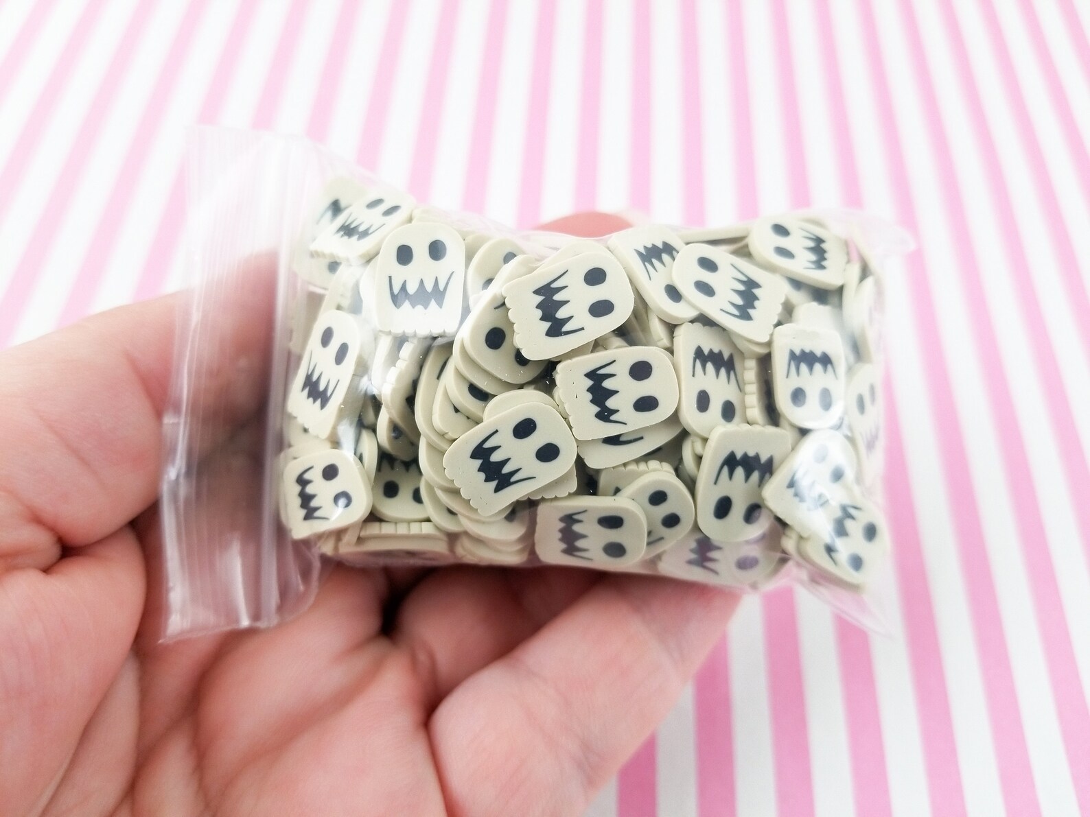 Ghost Halloween Polymer Clay Sprinkles Spooky Faux Sprinkles | Etsy