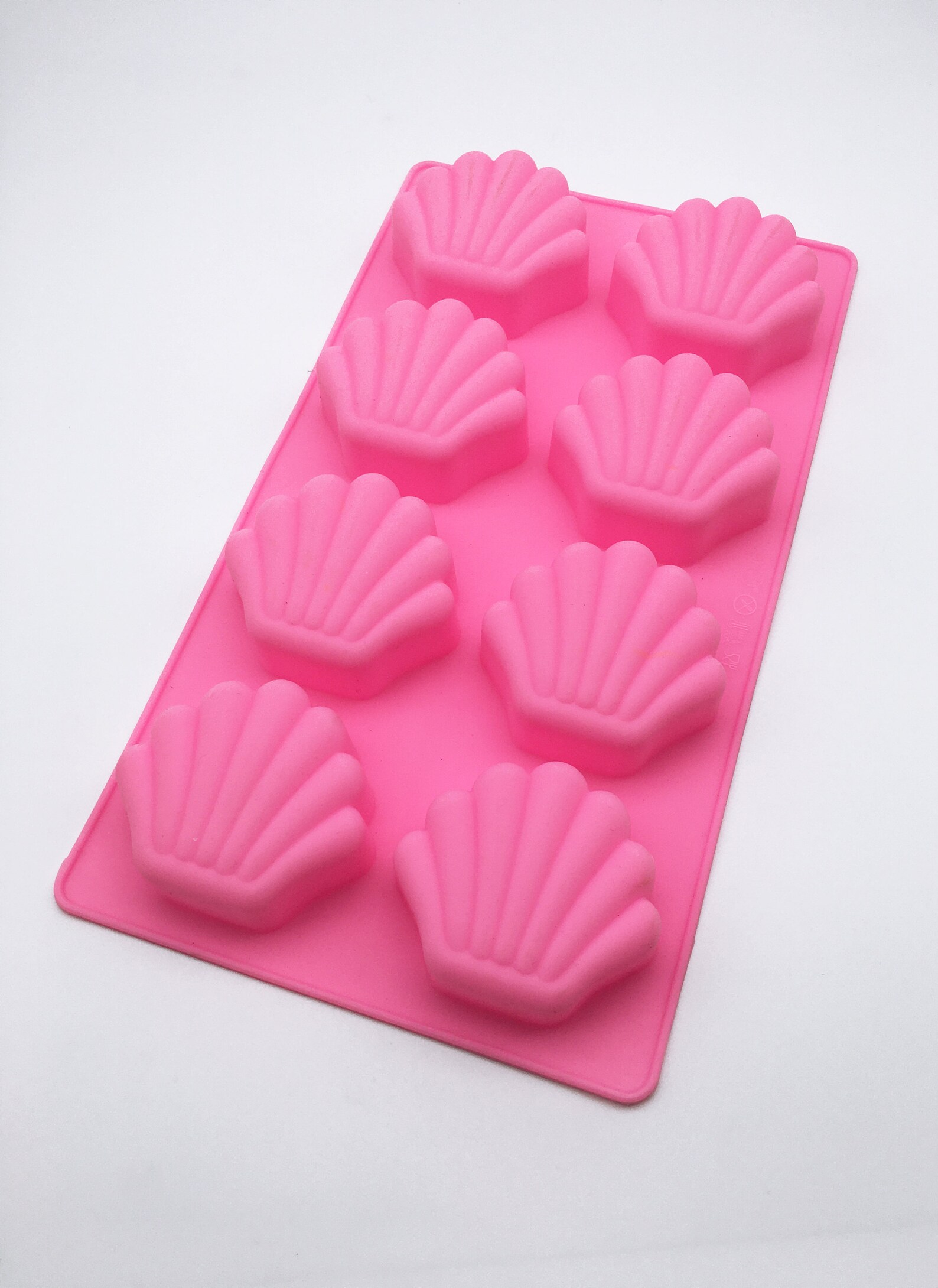 8 Cavity Huge Seashell Clam Shell Mold, Great for Soap, Candles, DIY ...