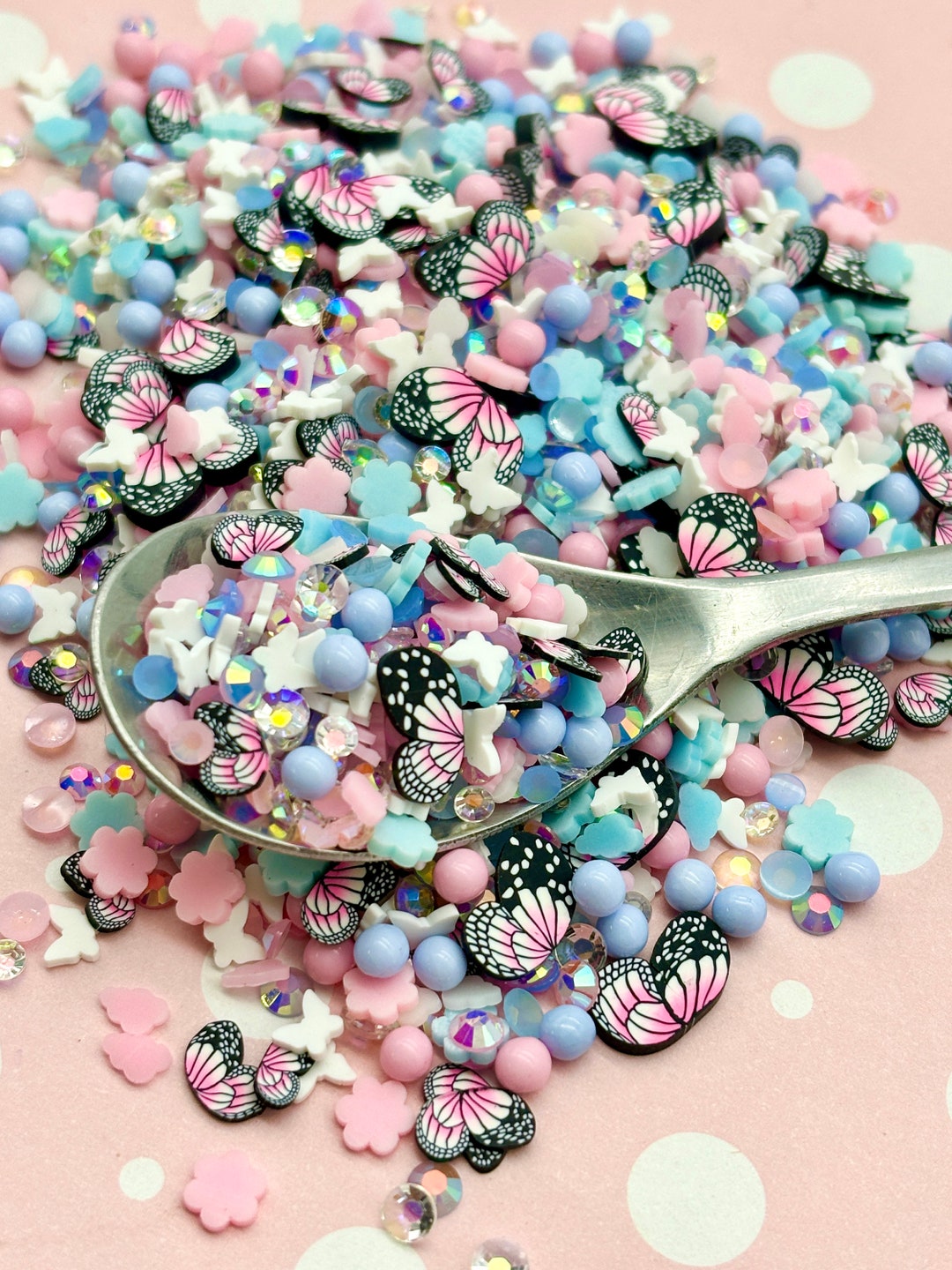 Fairytopia Shaker Sprinkle Mix, Rhinestone Glitter Polymer Clay and ...