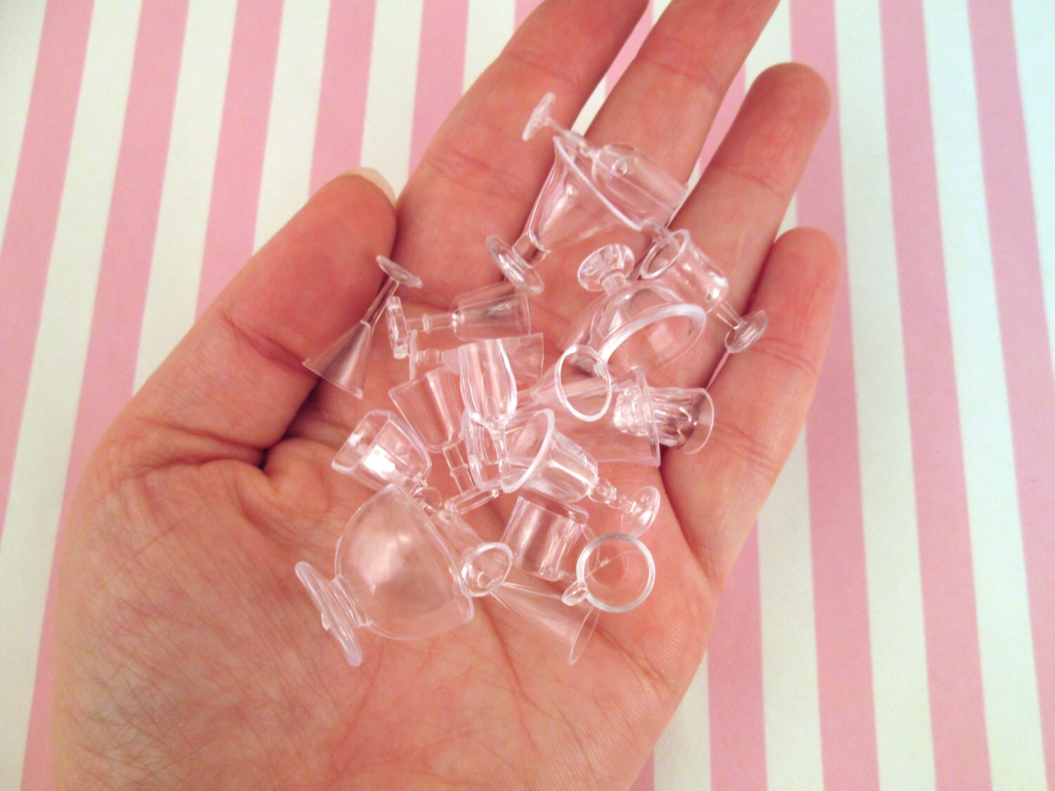 DIY KIT 13 Piece Set of Miniature Dollhouse Cups and Glass - Etsy