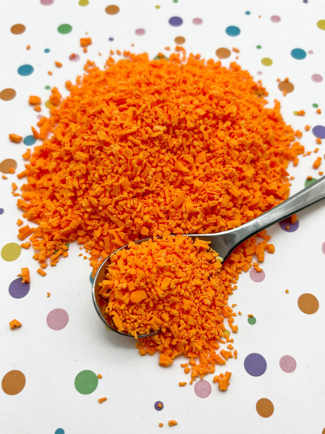 Orange Dust, Fimo Cheese Snack Dust Crunch, Fake Candy Sprinkles ...