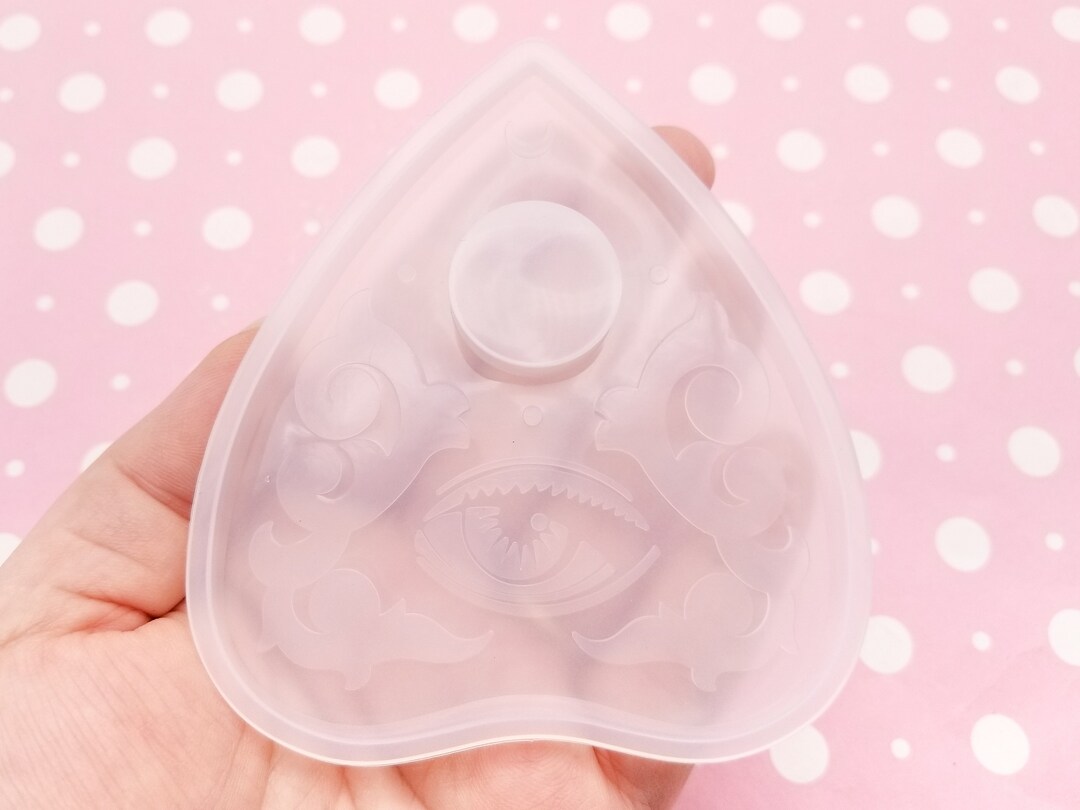 Spooky Eye Ouija Planchette Silicone UV Mold for Cabochon, Charms ...