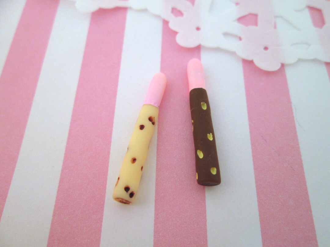 6 Miniature Pocky Cabochons, Cute Candy Decoden Cabochons, 128b - Etsy