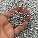 100g Metallic Silver Acrylic Plastic Fishbowl Slushie Beads for Crunchy ...