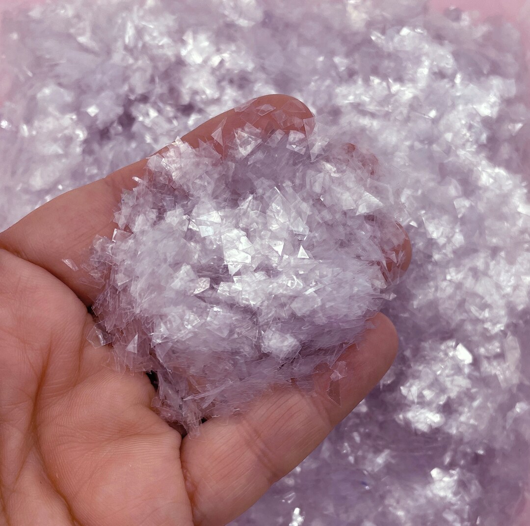 10g or 50g Pastel Lavender Purple Cellophane Iridescent Chunky Glitter ...