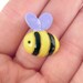 6 Multicolor Honey Bee Cabochons Cute Bug Cabs 1284 - Etsy