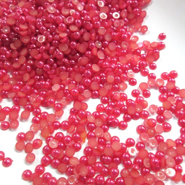 Crimson Red Pearls - Etsy
