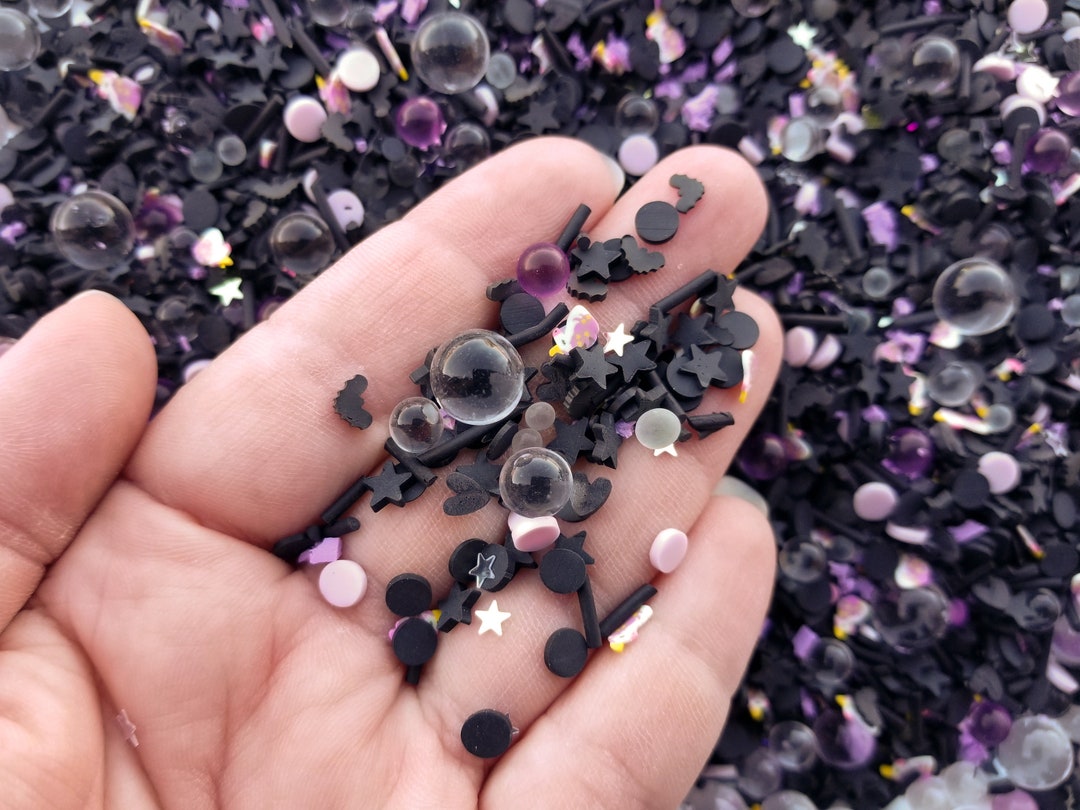 Crystal Ball Gazing, Spooky Fake Sprinkles Mix, Polymer Clay Sprinkles ...
