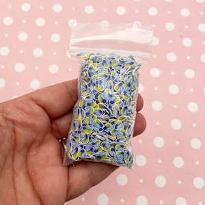 Small Glow in the Dark Firefly Bug Fake Polymer Clay Slice Sprinkles ...