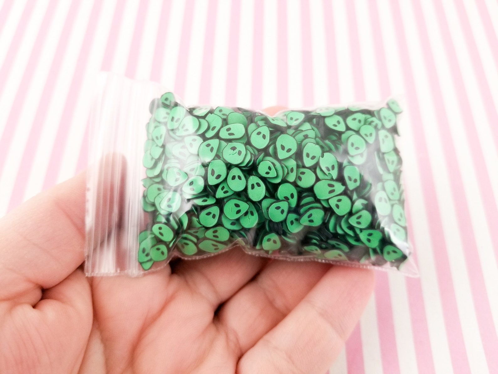 Alien Polymer Clay Slices Nail Art Slices Faux Sprinkles - Etsy
