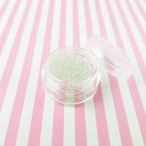 Non Edible Clear Glass Assorted ROUND Microbeads, 2mm No Hole Seed ...