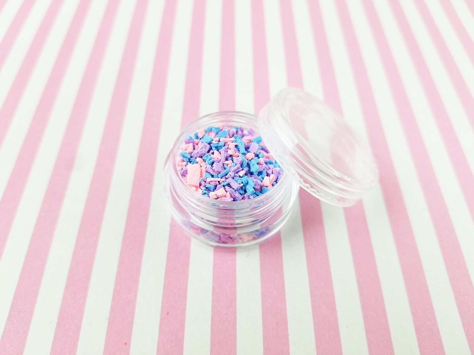 Unicorn Popping Candy Crumble, Fake Fruity Pebbles Polymer Clay Candy ...