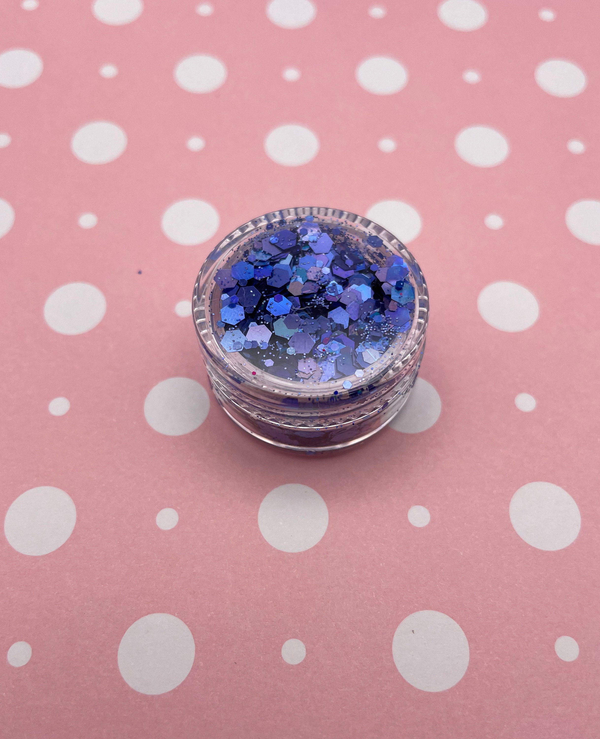 Cobalt Blue Pixie Dust Assorted Shape Solvent Resistant Glitter, Pick ...