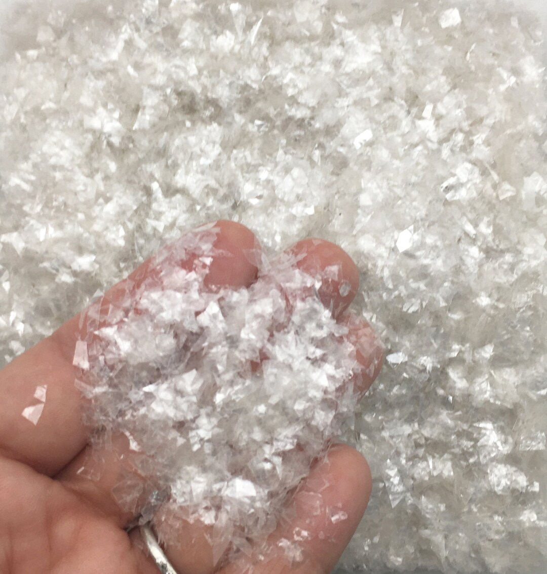 10 or 50g Grams Ghost Clear Cellophane Solvent Resistant Iridescent ...