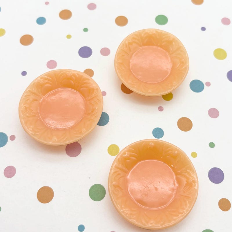 Peach Paper Plates - Etsy