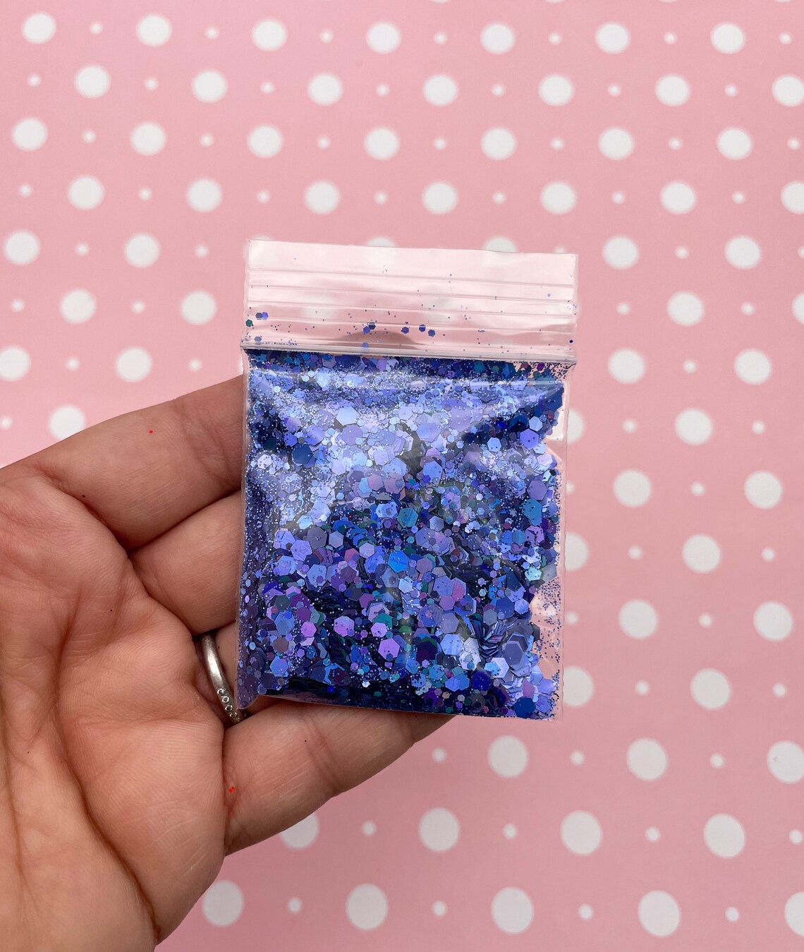 Periwinkle Blue Pixie Dust Assorted Shape Solvent Resistant - Etsy