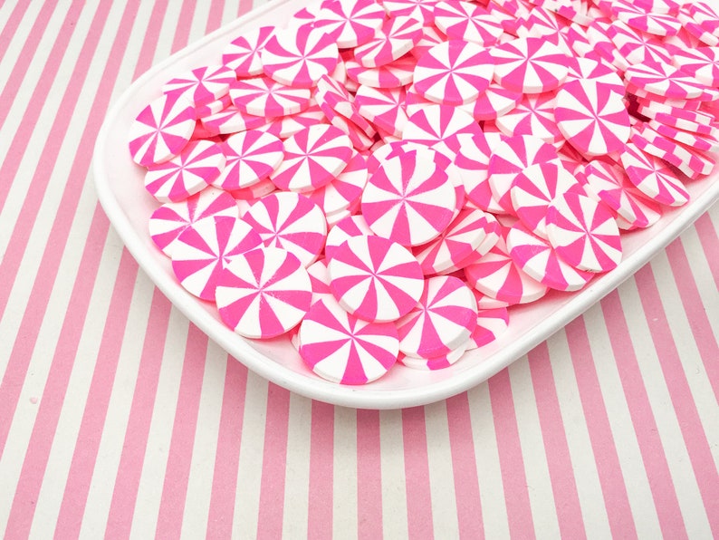 10 Large Hot Pink Jumbo 20mm Peppermint Starlight Mint Candy | Etsy