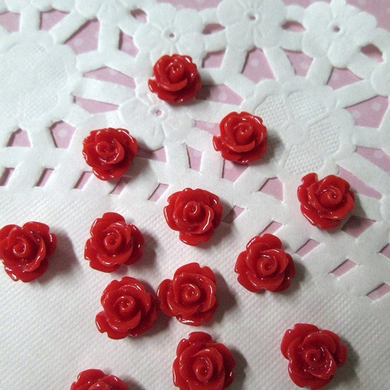 Miniature Red Rose - Etsy