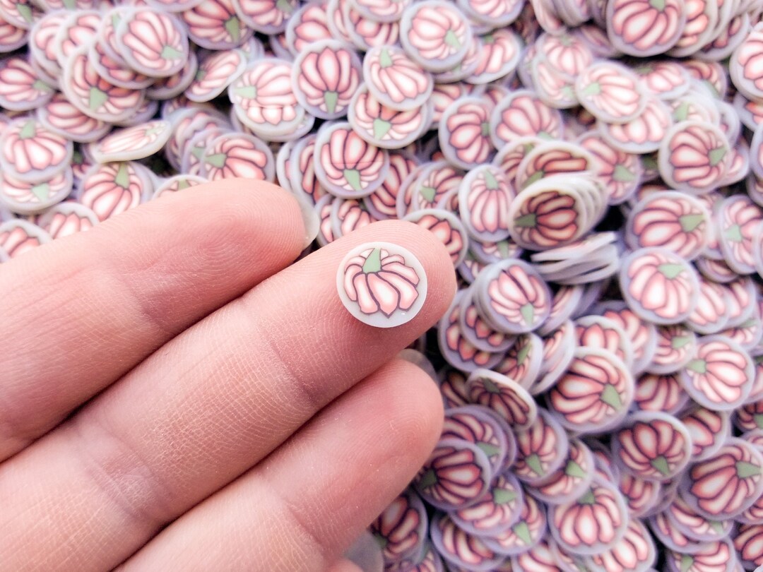 Large Harvest Pumpkin 10mm Halloween Spooky Polymer Clay Sprinkles ...