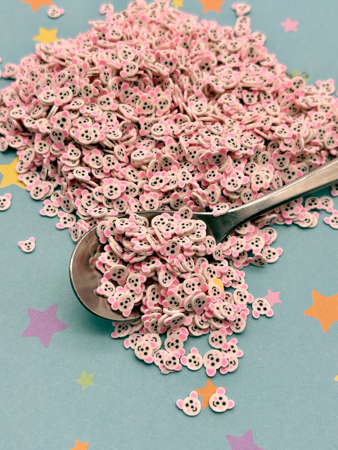 Small Mouse Polymer Clay Sprinkles, Nail Art Slices, Fimo Fake Bake ...